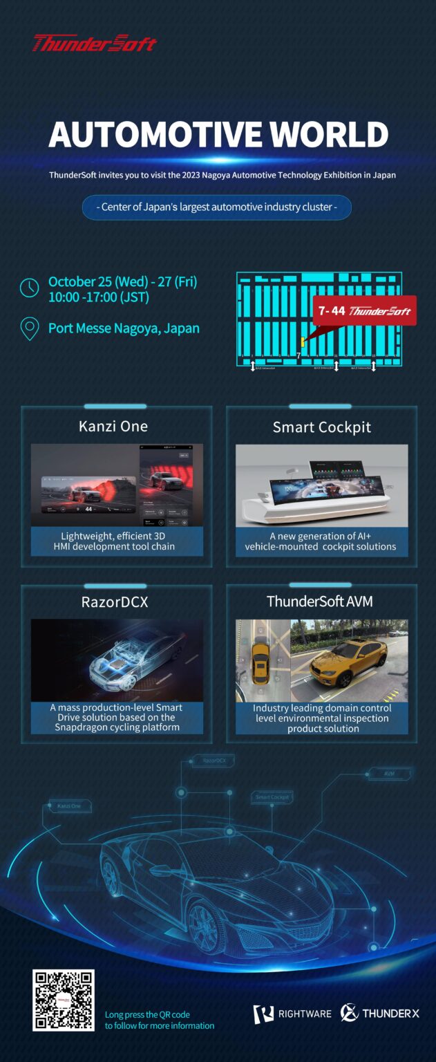 ThunderSoft Invites You to Visit the 2023 NEPCON NAGOYA(Automotive ...